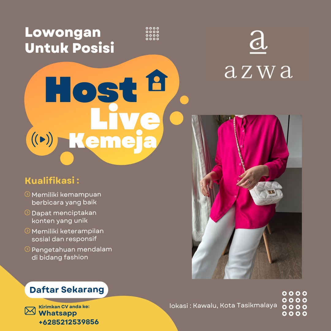 Lowongan Kerja Azwa Collection Penempatan Tasikmalaya – LOKER TASIKMALAYA