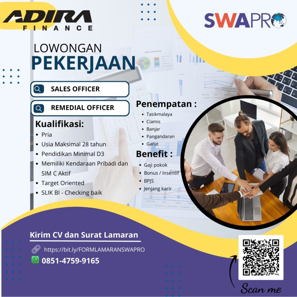 Ada 2 Posisi Lowongan Kerja di PT. Swapro Internasional Untuk ...