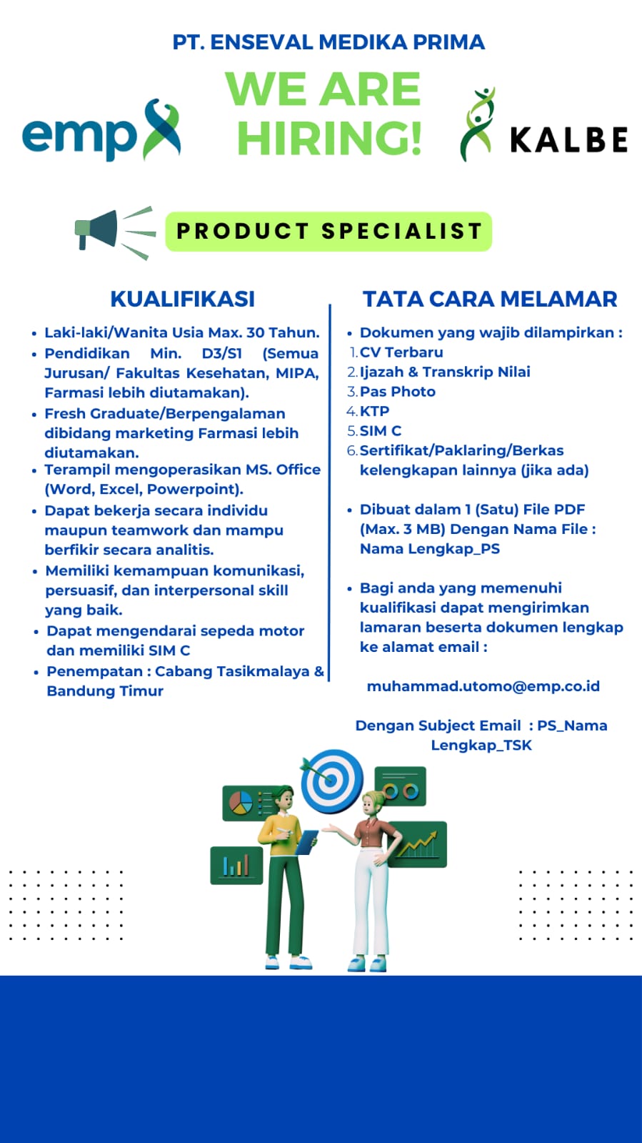 Lowongan Kerja Terbaru di PT. Enseval Medika Prima (Kalbe Group ...