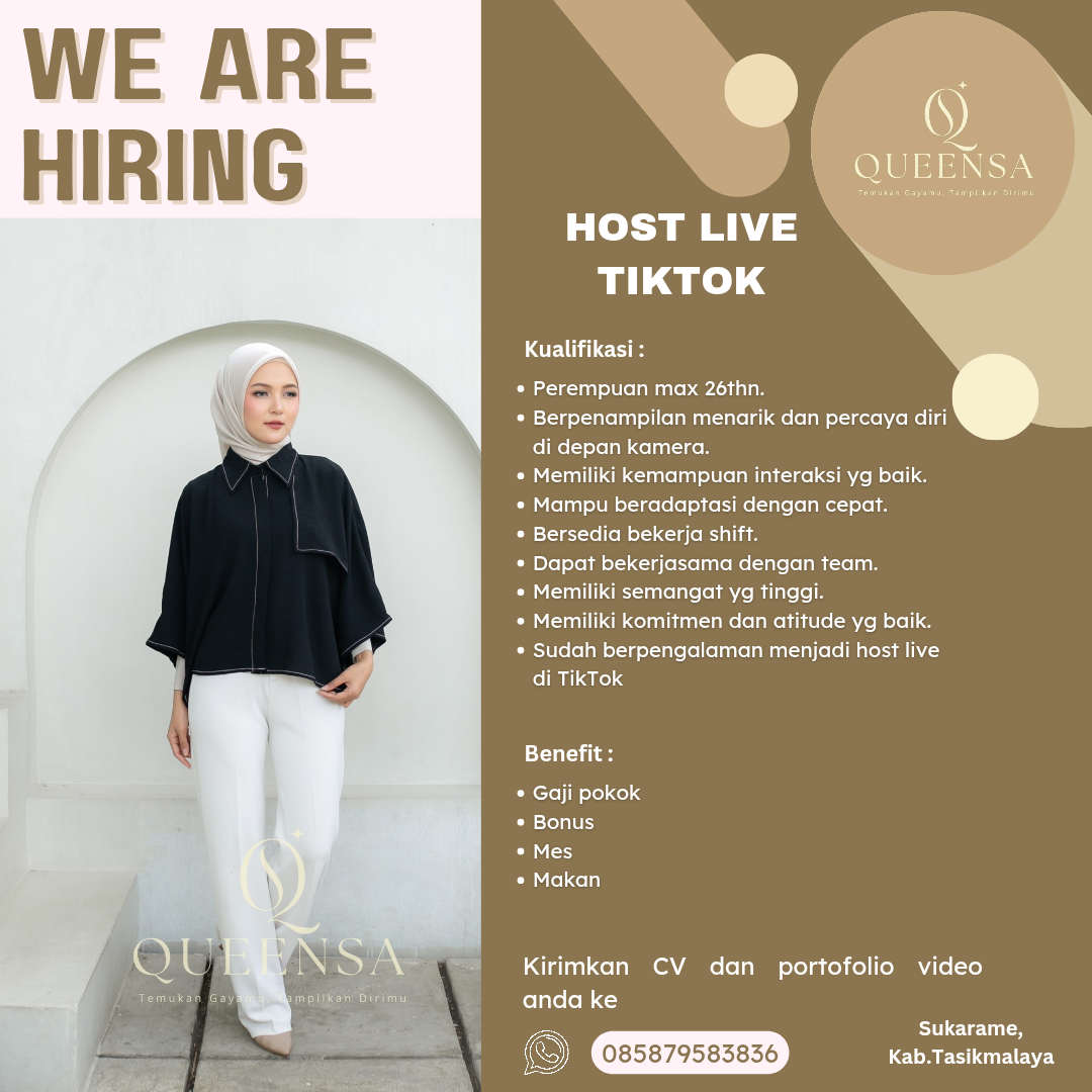 Lowongan Kerja Terbaru di Queensa Tasikmalaya, Cek Persyaratannya ...