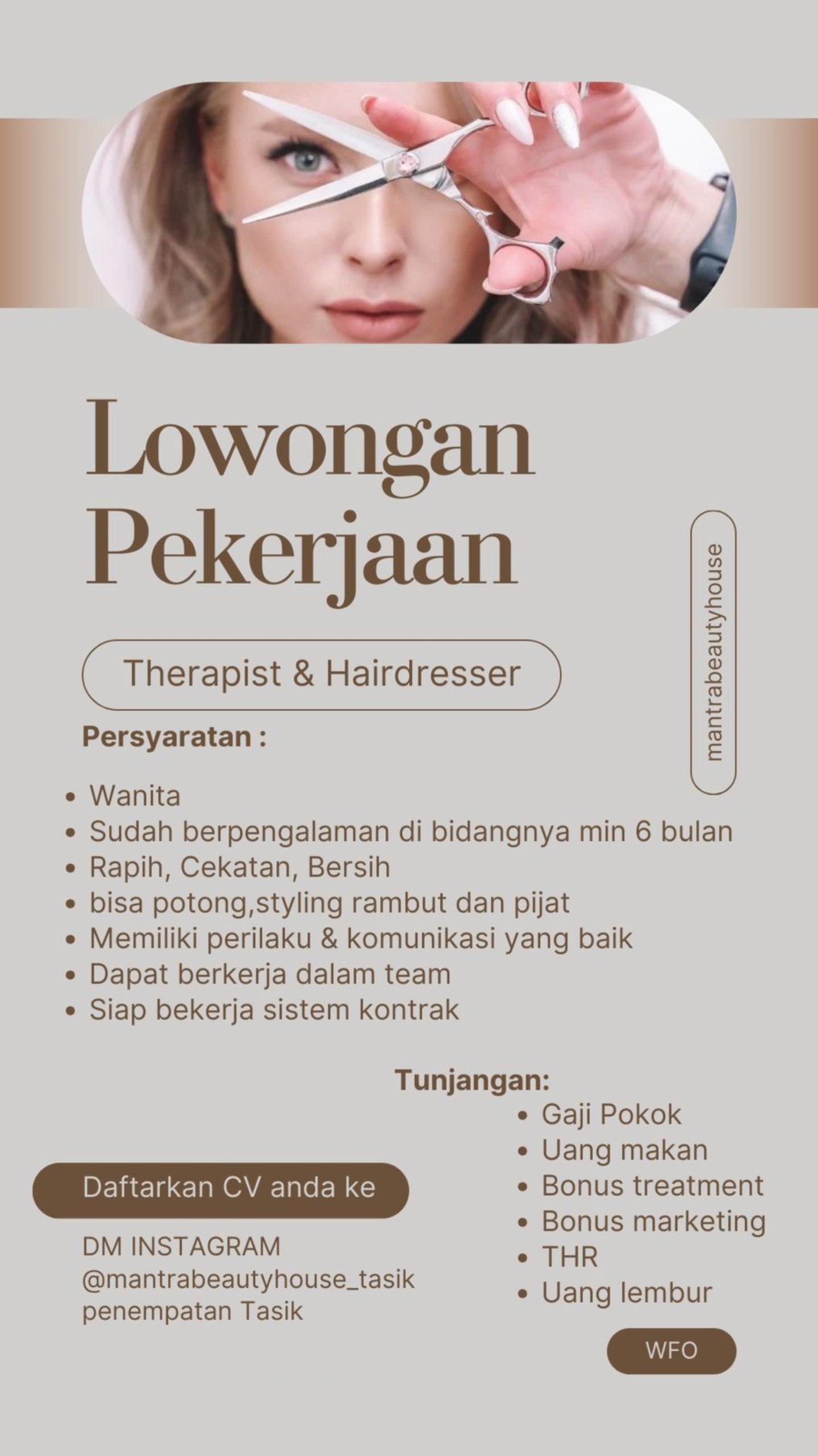 Lowongan Kerja Terbau di Mantra Beauty House Tasikmalaya, Cek Syaratnya ...