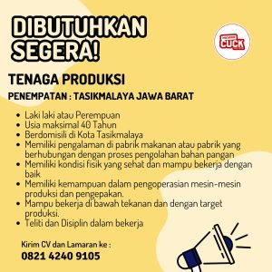 Lowongan Kerja Terbaru di Macaroni Cuck Tasikmalaya, Ada 2 Posisi untuk ...