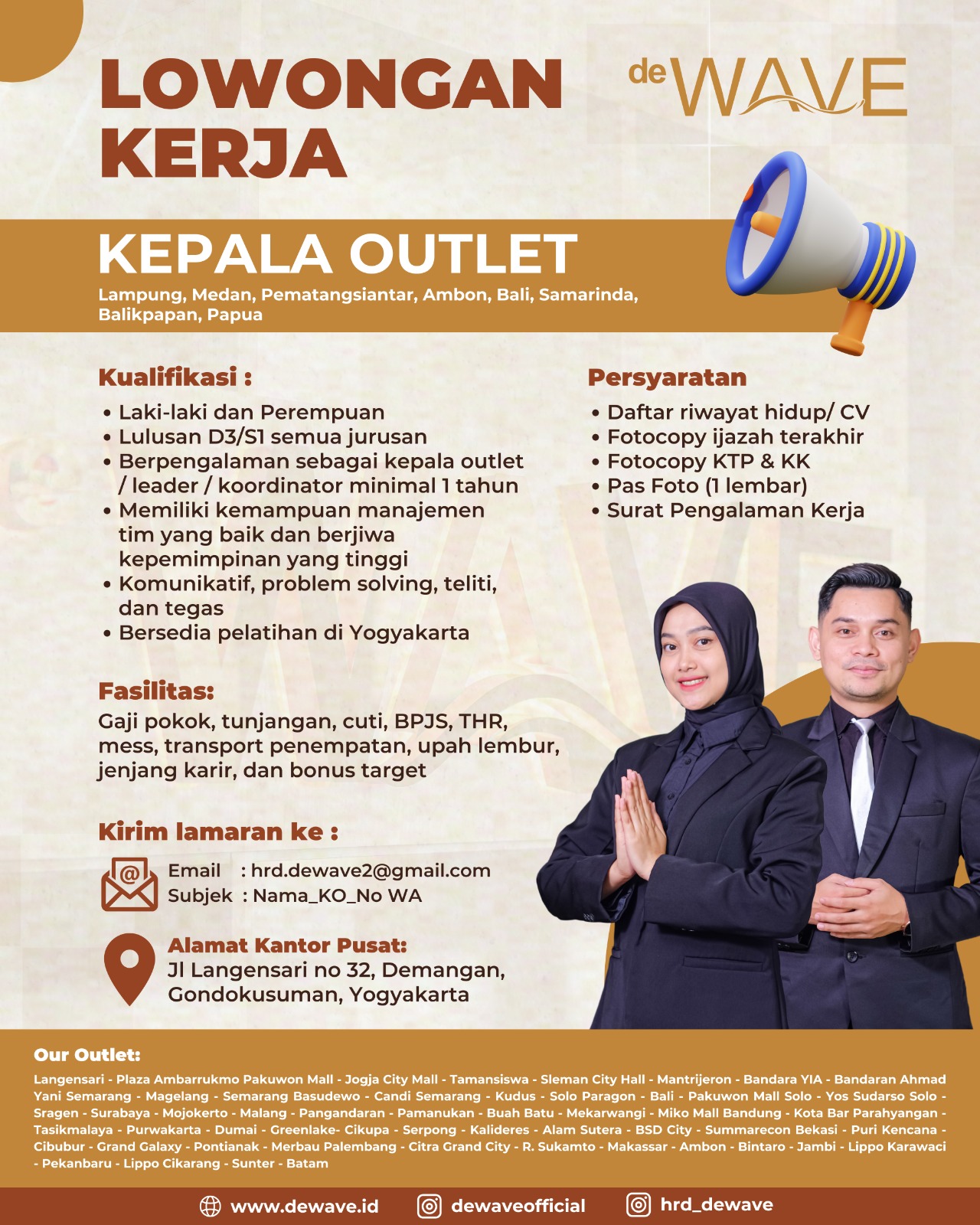 DeWave Buka Lowongan Kerja Terbaru! Ada 2 Posisi Untuk Lulusan SMA ...