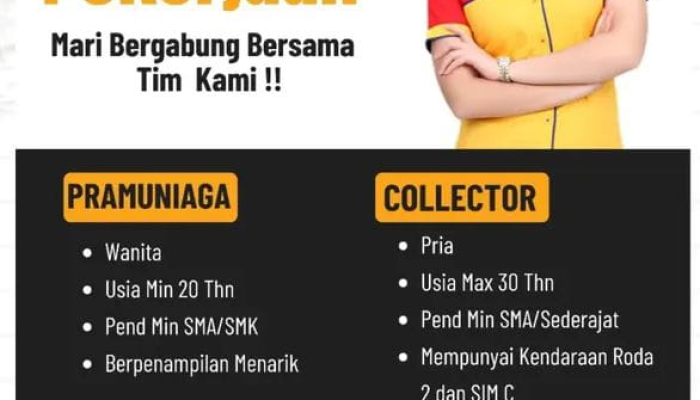 Lowongan Kerja Pramuniaga & Collector Columbus Group di Tasikmalaya dan ...