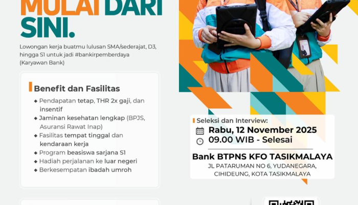 Loker Walk-In Interview Staf Lapangan (Bankir Pemberdaya) Bank BTPN ...