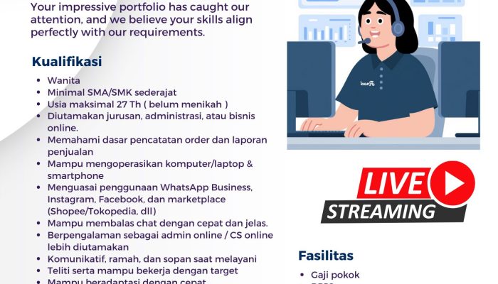 Lowongan Kerja Admin Online Tasikmalaya Terbaru 2026 – LOKER TASIKMALAYA