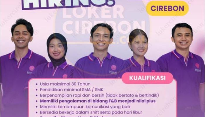 Lowongan Kerja Dikichi 2026 – Loker Store Crew & Store Technician ...