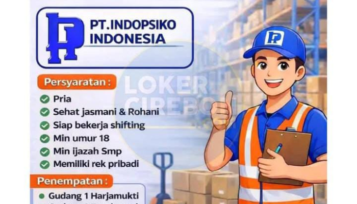 Lowongan Kerja Operator Gudang Shopee PT Indopsiko Indonesia 2026 ...