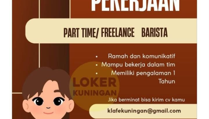 Lowongan Kerja Barista (Part Time/Freelance) di Klafe 2026 – LOKER ...